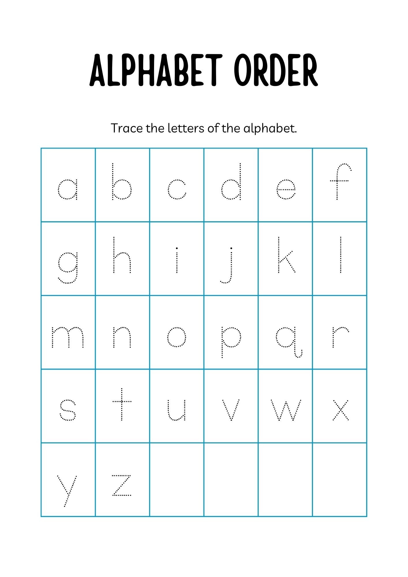 Preschool Alphabet Activity Book Printable Pre Handwriting Line Tracing ...