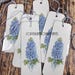 Bluebonnet Bookmarks Set of Six Watercolor Wildflowers - Etsy