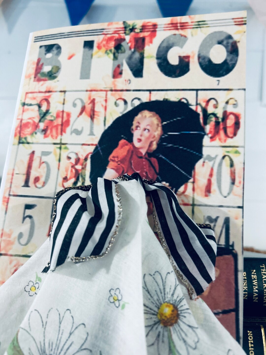 BINGO Hanky Card Gift for Her Keepsake Greeting Card Comes With ...