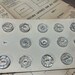 Button Card With 14 Clear Plastic Buttons in Various Patterns Buttons ...