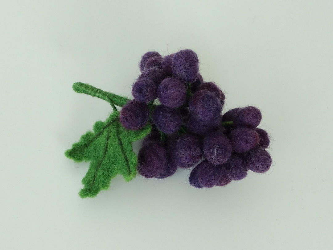 Handmade Felt Bunch of Grape Perfect Gift for Gardening Enthusiasts and ...