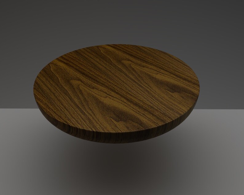 Handcrafted Round Wooden Cake Stand Elegant and Sturdy Cake Display for ...