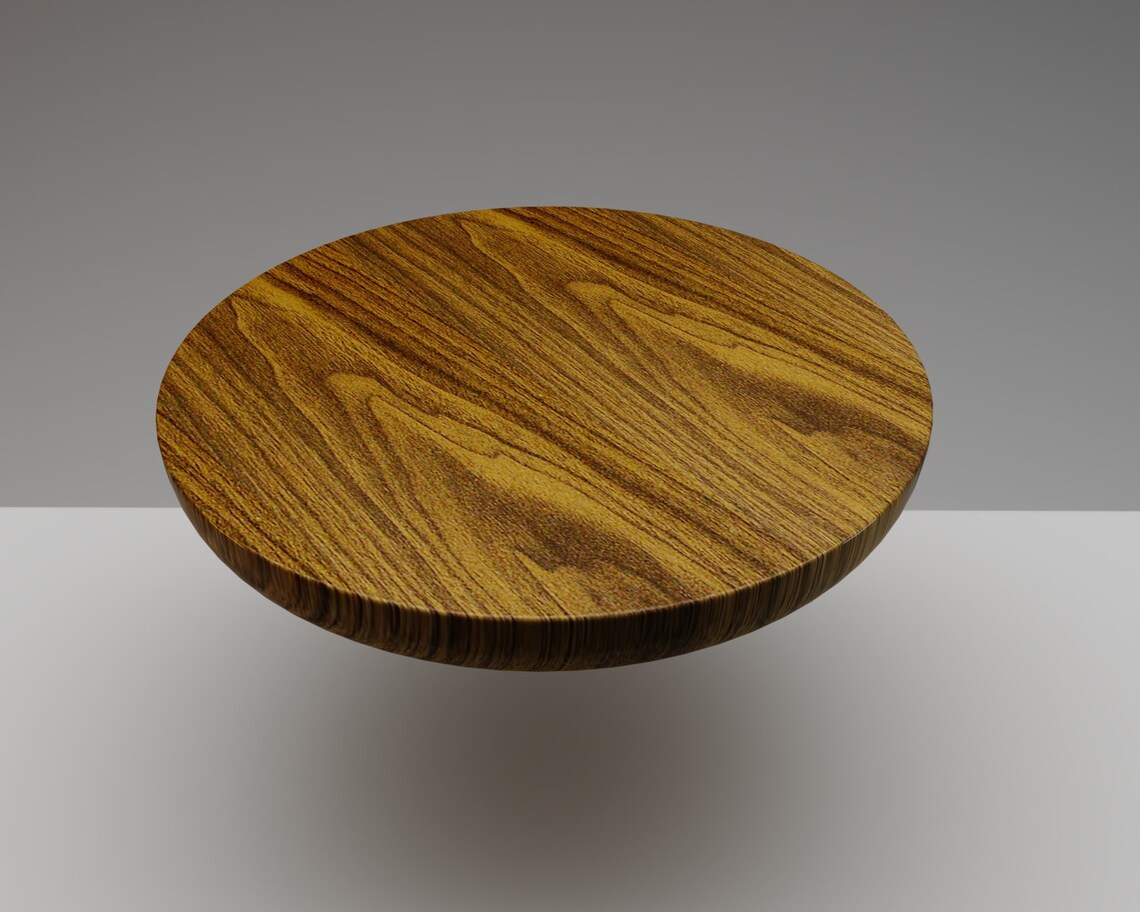 Handcrafted Round Wooden Cake Stand Elegant and Sturdy Cake Display for ...