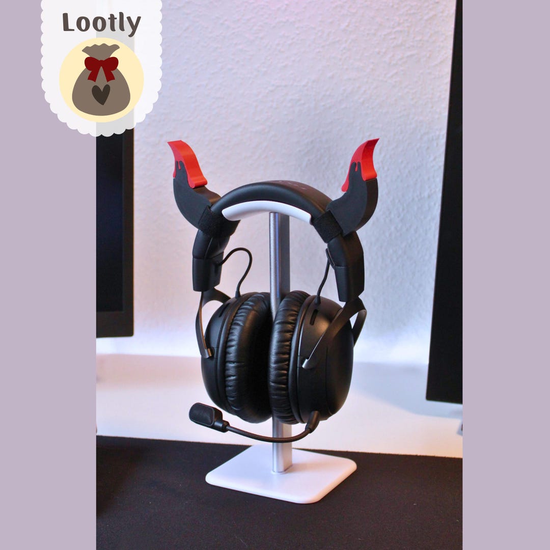 Headset Attachment; Devil Horn Smal / Devil's Horns Small; Decoration ...