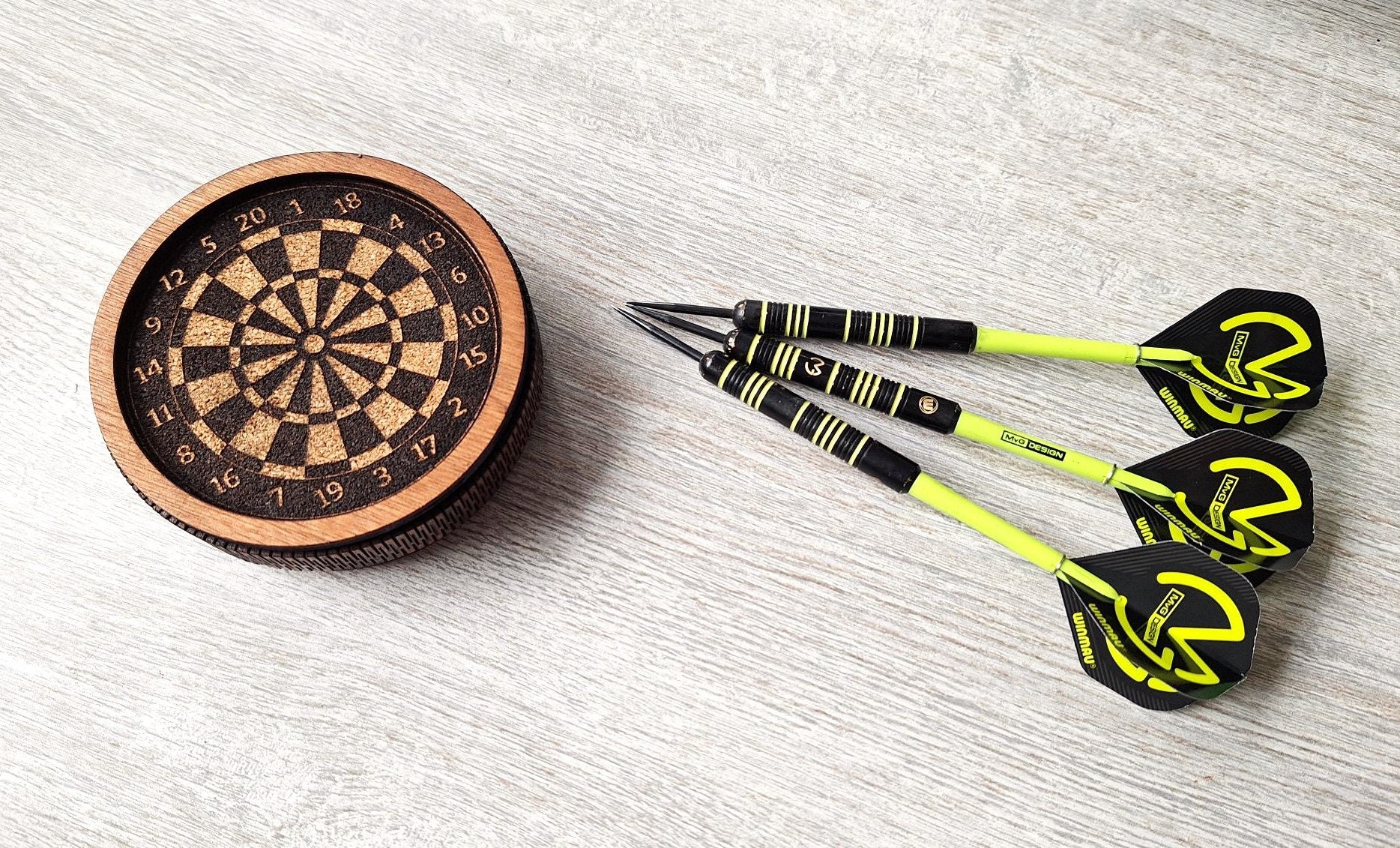 Lasercut File for Darts Dock - Materials: Wood - Cork - Leather ...