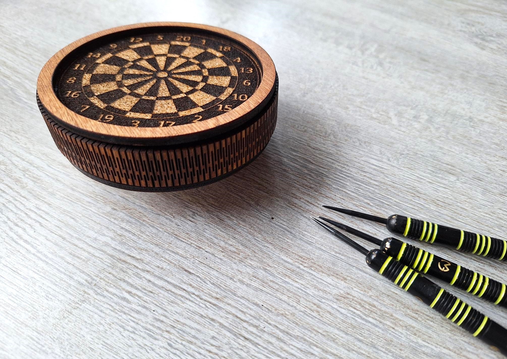 Lasercut File for Darts Dock - Materials: Wood - Cork - Leather ...