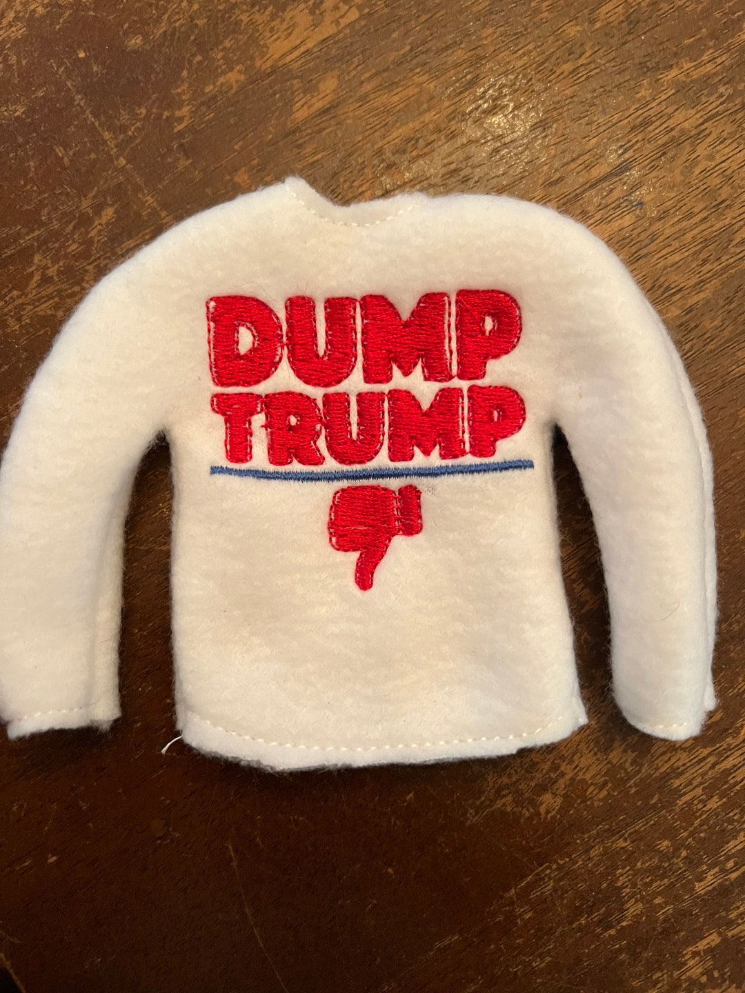 Dump Trump 2024 Democrat Elf Doll Costume Christmas Outfit for Doll ...