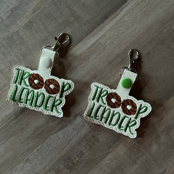 Girl Scout Troop Leader Key Chain - Etsy