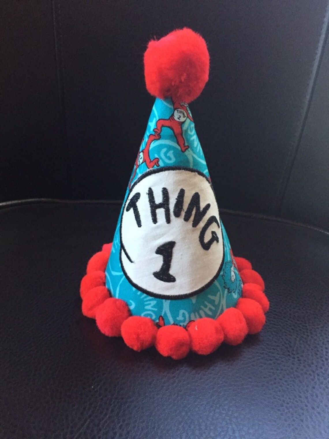 Personalized Thing One Dr. Seuss-inspired Party Hat - 1st Birthday ...