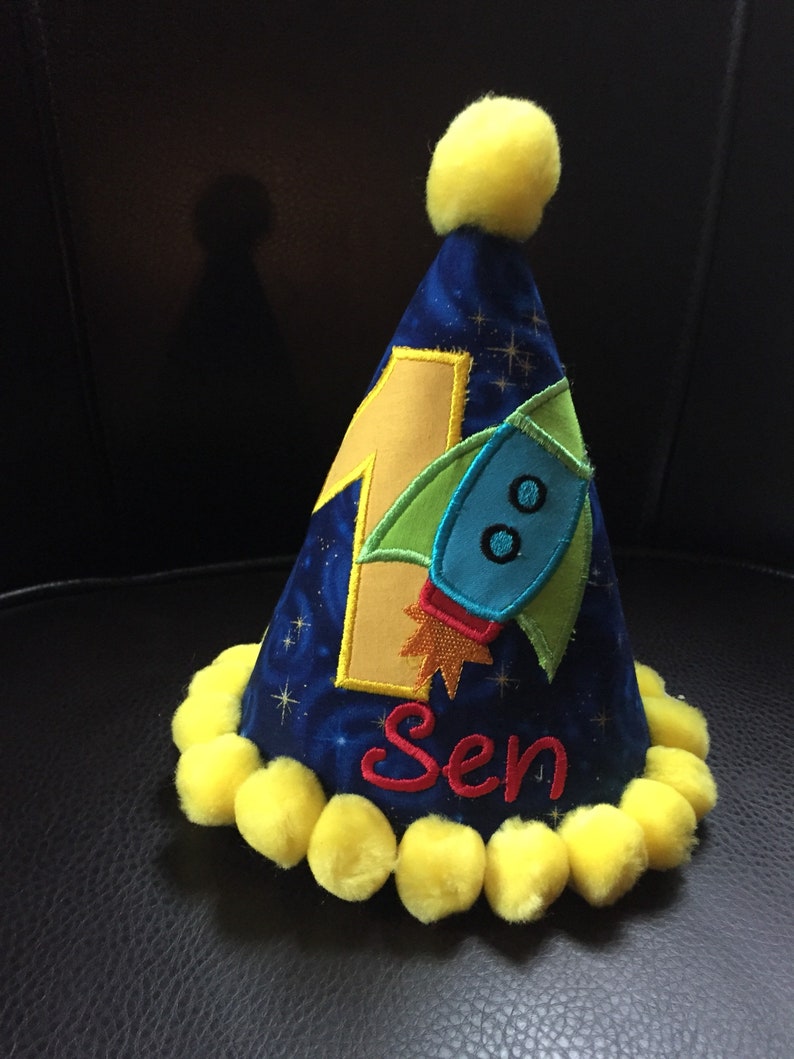 Space Ship Outer Space Birthday Celebration Party Hat Blast - Etsy