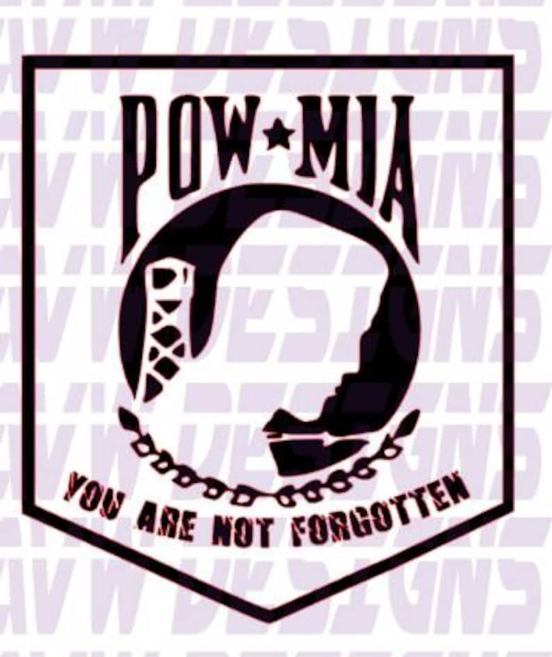 Pow-mia Flag Decal - Etsy