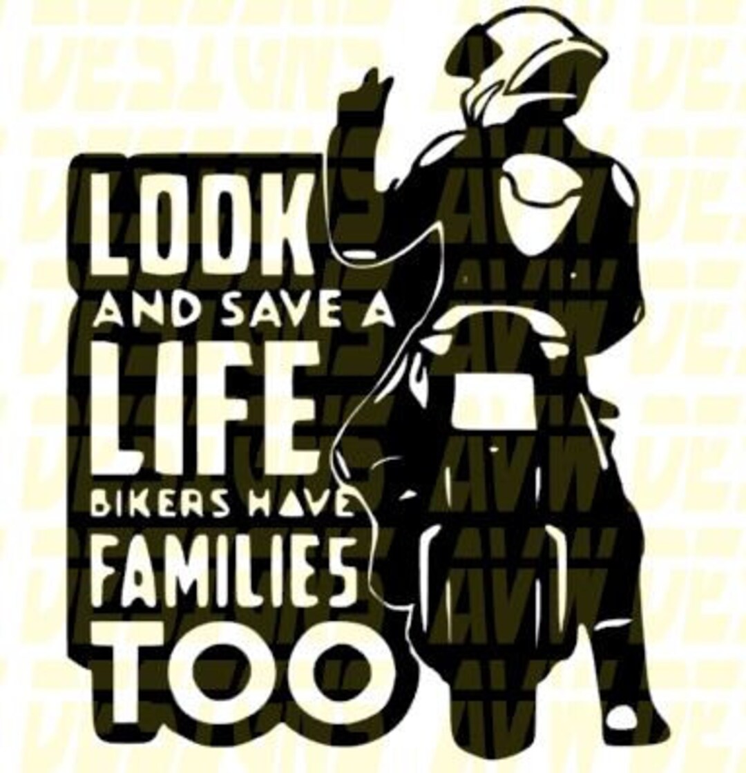 Look Twice Save a Life Decal - Etsy