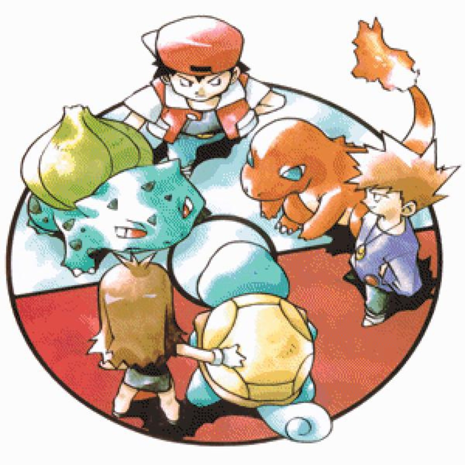 Pokémon Cross Stitch Chart Gen 1 Trainers Full Coverage Digital Pattern ...