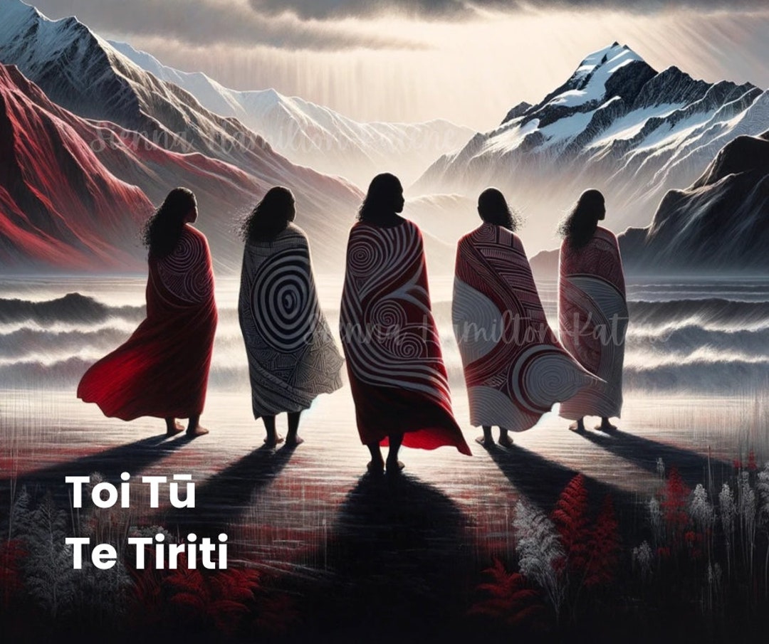 Toi Tū Te Tiriti Embrace the Land - Etsy New Zealand