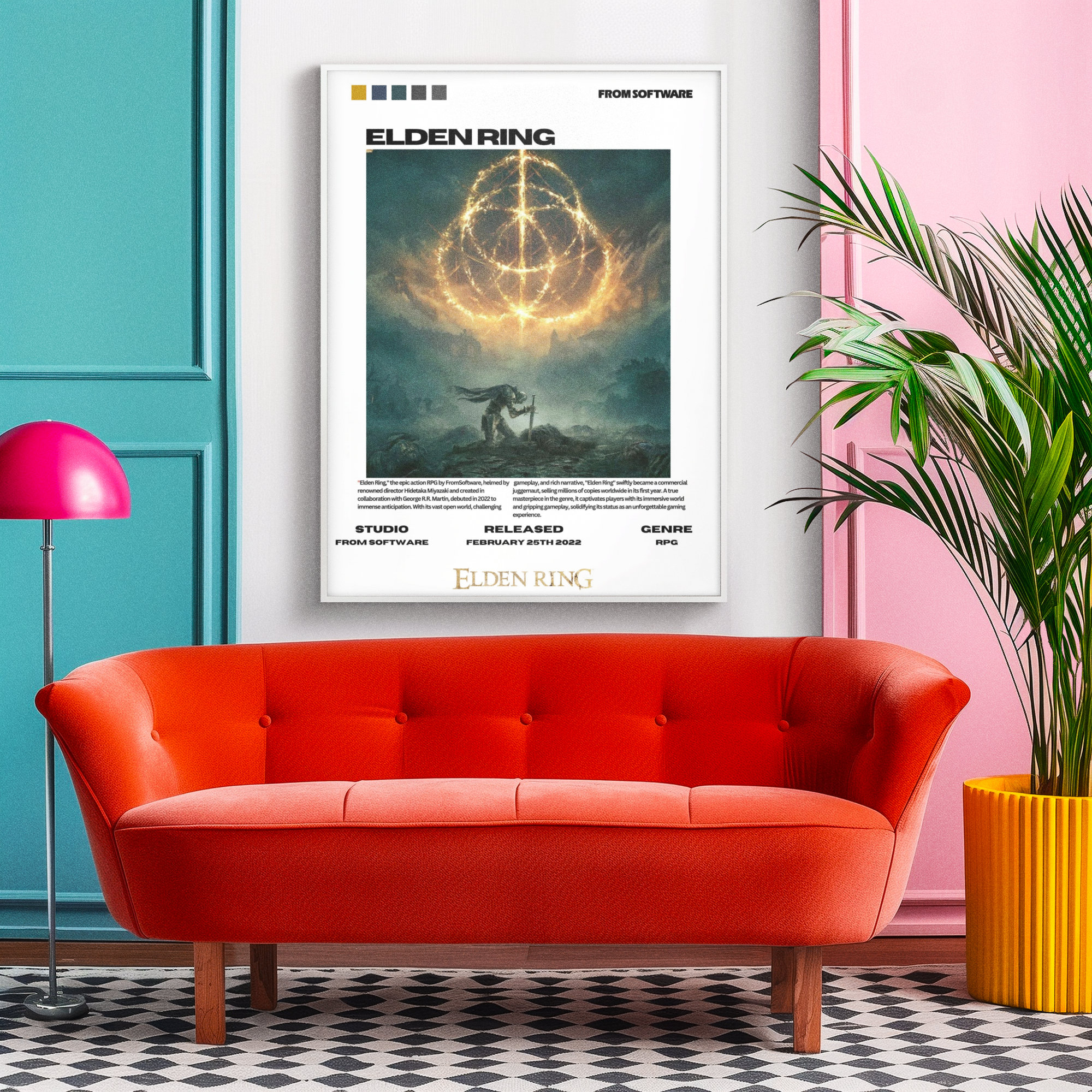 Elden Ring Digital Download Poster, PC, Game Poster, Elden Print ...