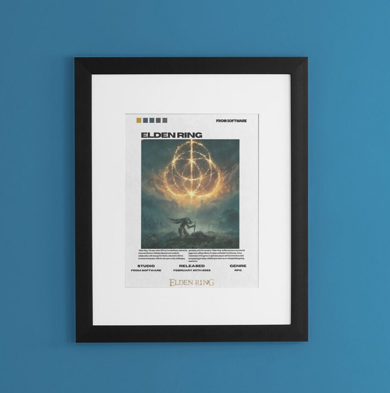 Elden Ring Digital Download Poster, PC, Game Poster, Elden Print ...