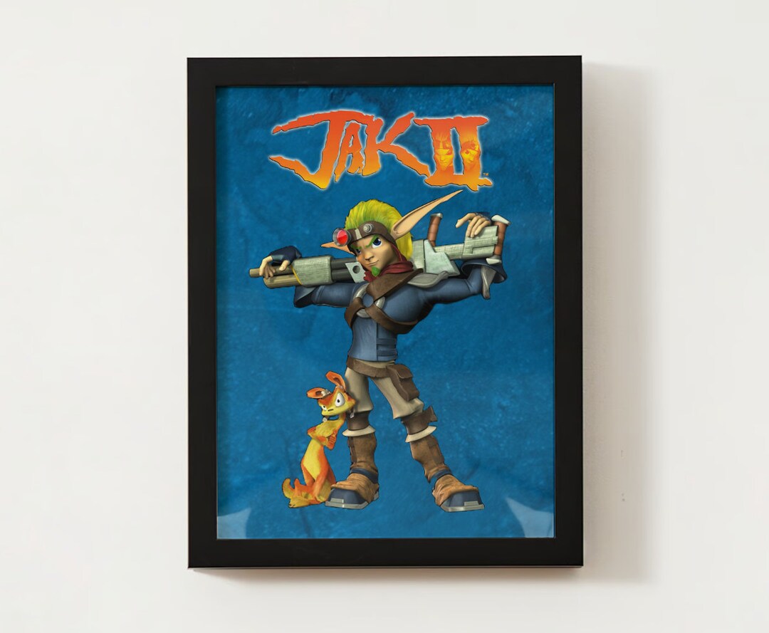 Jak 2 Poster | Jak and Daxter Digital Download Poster, Playstation ...