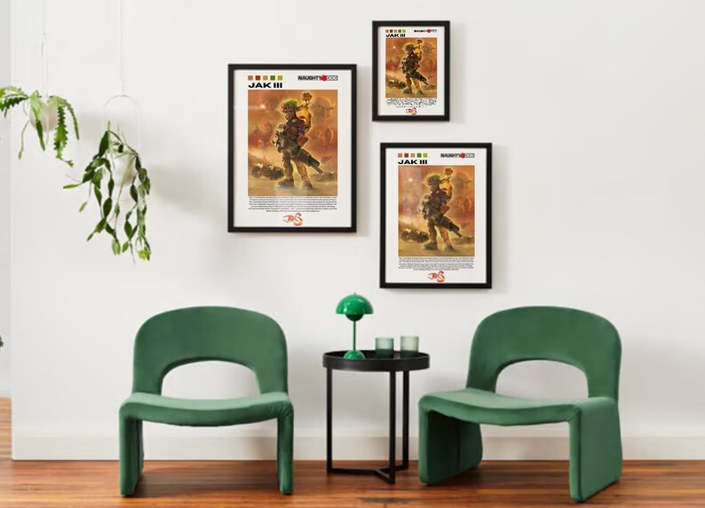 Jak 3 Digital Download Poster, Playstation, Game Poster, Jak and Daxter ...