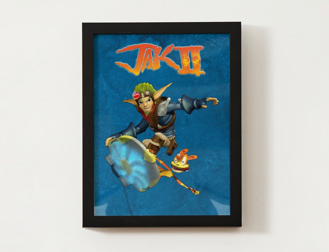 Jak 2 Poster | Jak and Daxter Digital Download Poster, Playstation ...