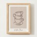 Another Please! Print Cute Coffee Poster Minimalist Kitchen Decor Funny ...
