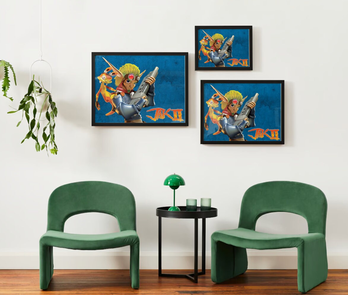 Jak 2 Poster | Jak and Daxter Digital Download Poster, Playstation ...