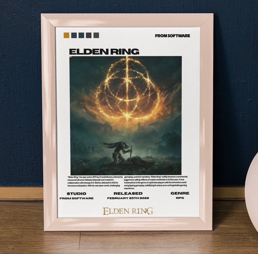 Elden Ring Digital Download Poster, PC, Game Poster, Elden Print ...