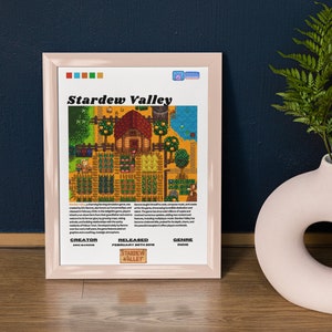 Stardew Valley Digital Download Poster, Game Poster, Stardew Print ...