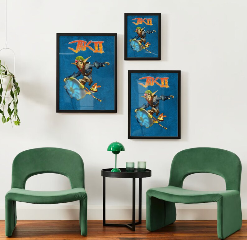Jak 2 Poster | Jak and Daxter Digital Download Poster, Playstation ...