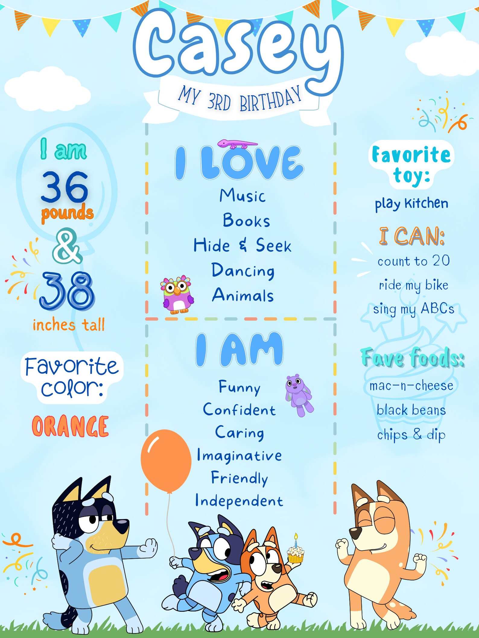 Bluey Milestone Birthday Board - Etsy