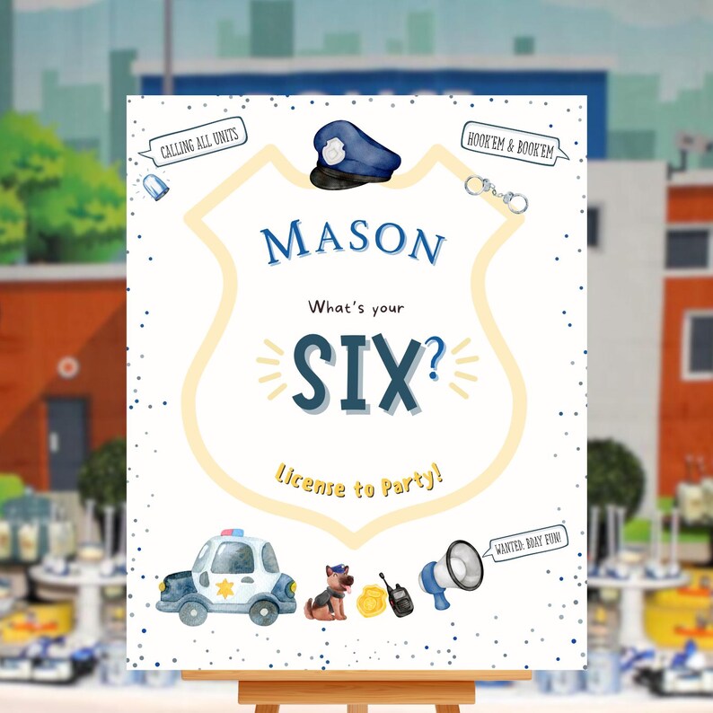 First Responder Birthday Milestone Board Editable Canva Template ...