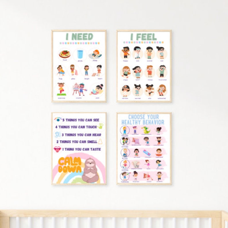 Toddler Big Feelings Chart: Preschool Behavior Help (printable) - Etsy