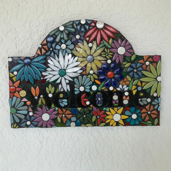 Mosaic Welcome - Etsy