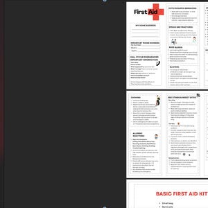 Basic First Aid Pamphlet, Great for Teaching Kids + Build a First Aid ...