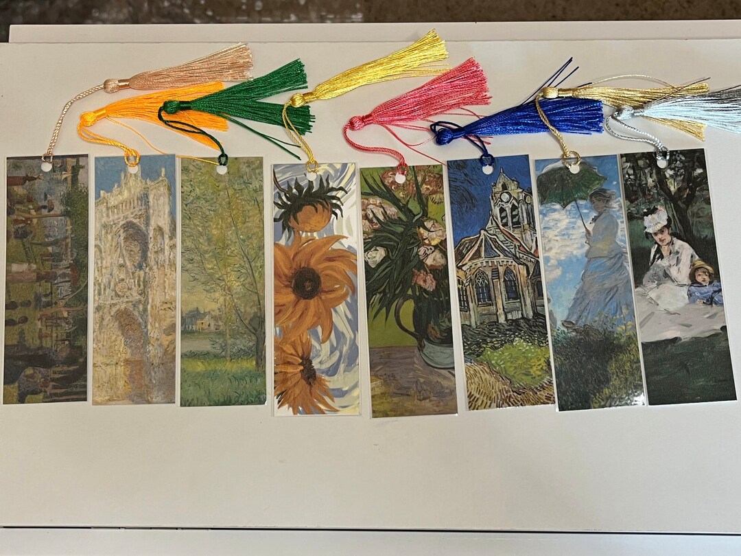 Classic Art Bookmarks - Etsy