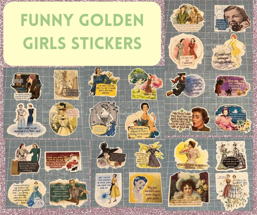 Funny Golden Girls Stickers - Etsy