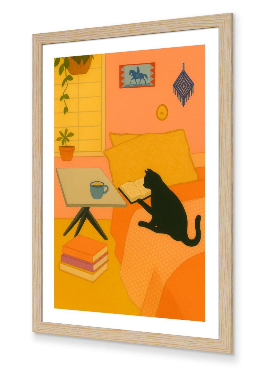 Savvy Cat - Digital Art Print INSTANT DOWNLOAD 24x36in POSTER Size - Etsy
