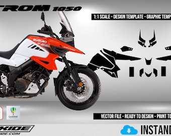 Suzuki GSX-S 750 2019 Z 1.1 Scale Template - Design Vector Digital ...