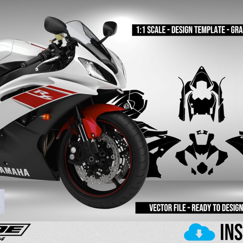 Yamaha R6 Decal Kit - Etsy