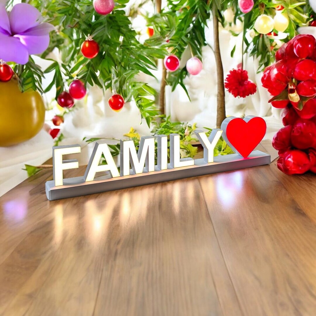 Illuminated Magnetic Letters, Custom LED Name, 3.7 Inch, Wedding ...
