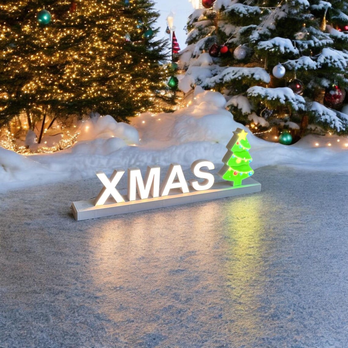 LED Christmas Decoration, Illuminated Christmas Decor, Unique Christmas ...