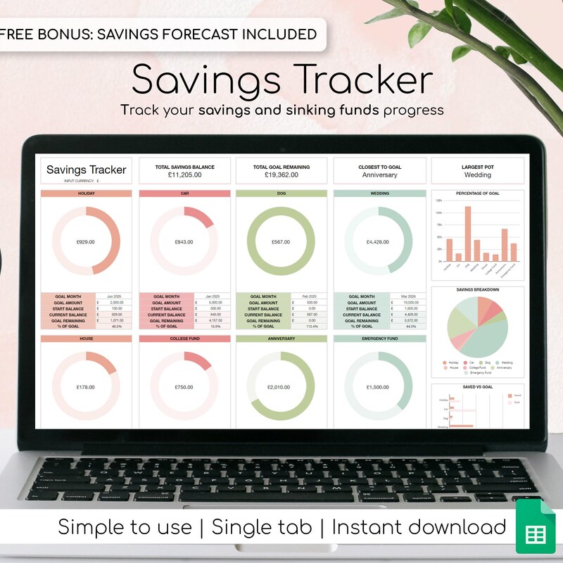 Bucket Budget Template - Etsy