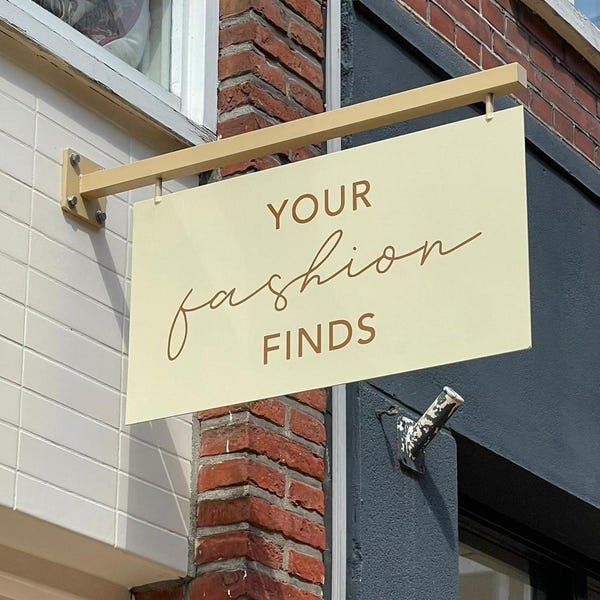 Hanging Shop Sign - Etsy