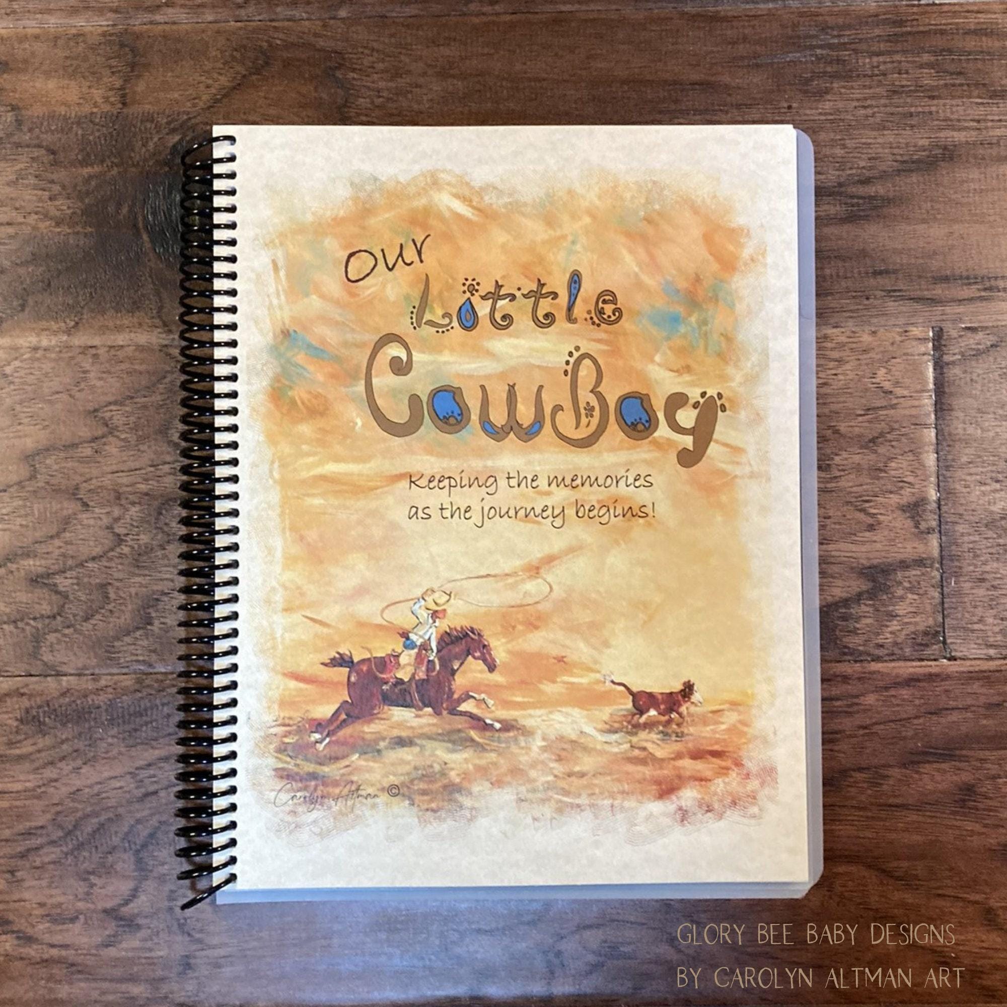 Personalized Cowboy Baby Memory Book: Western Nursery Keepsake - Etsy