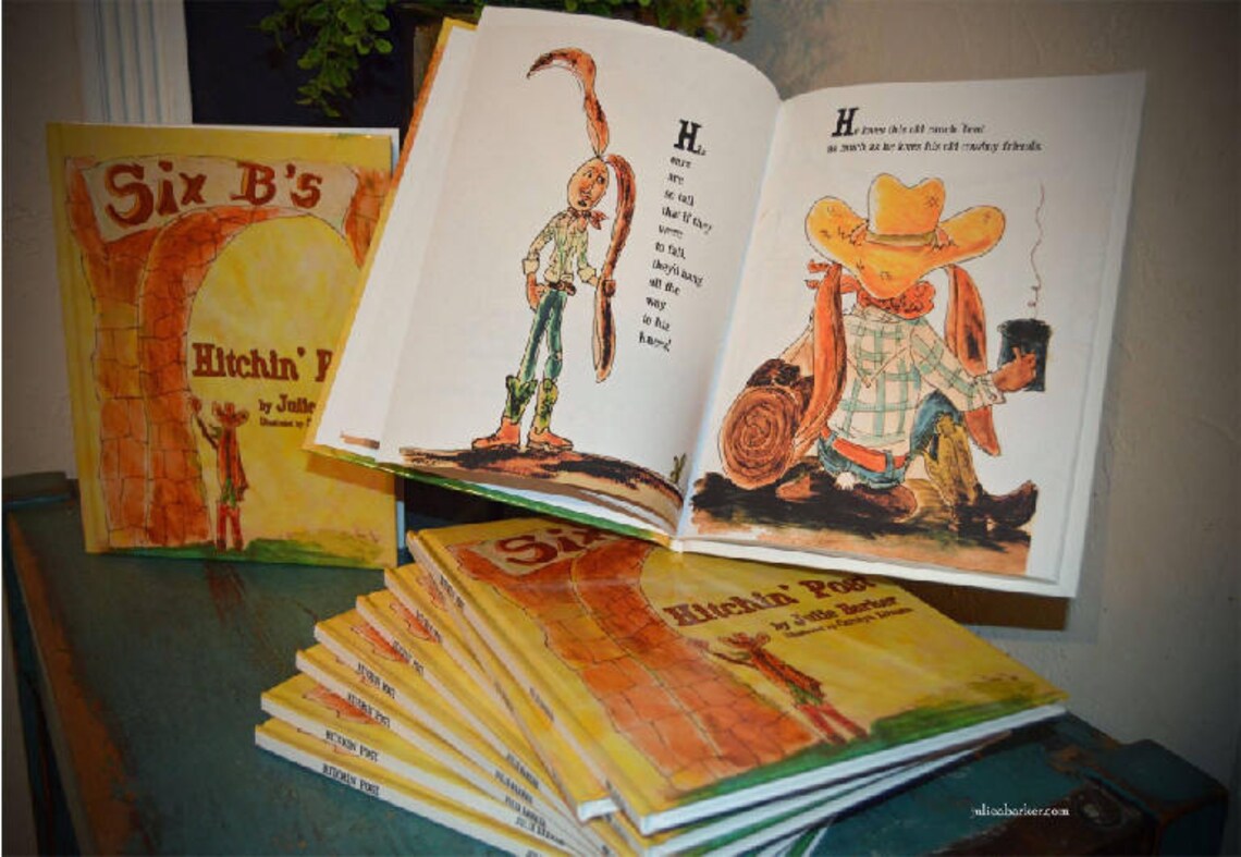 Hitchin' Post Western Children's Story Book a Cute | Etsy
