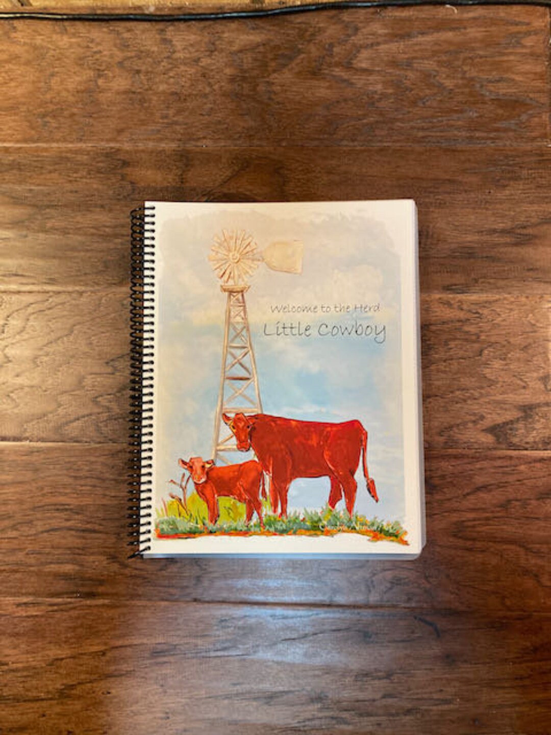Welcome to the Red Angus Herd Baby Memory Book Spiral Bound ...