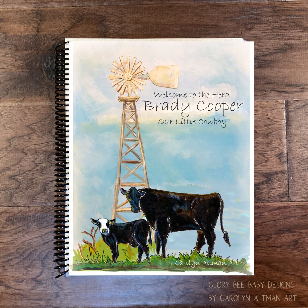 Personalized Western Baby Memory Book: Cowboy Nursery Keepsake - Etsy