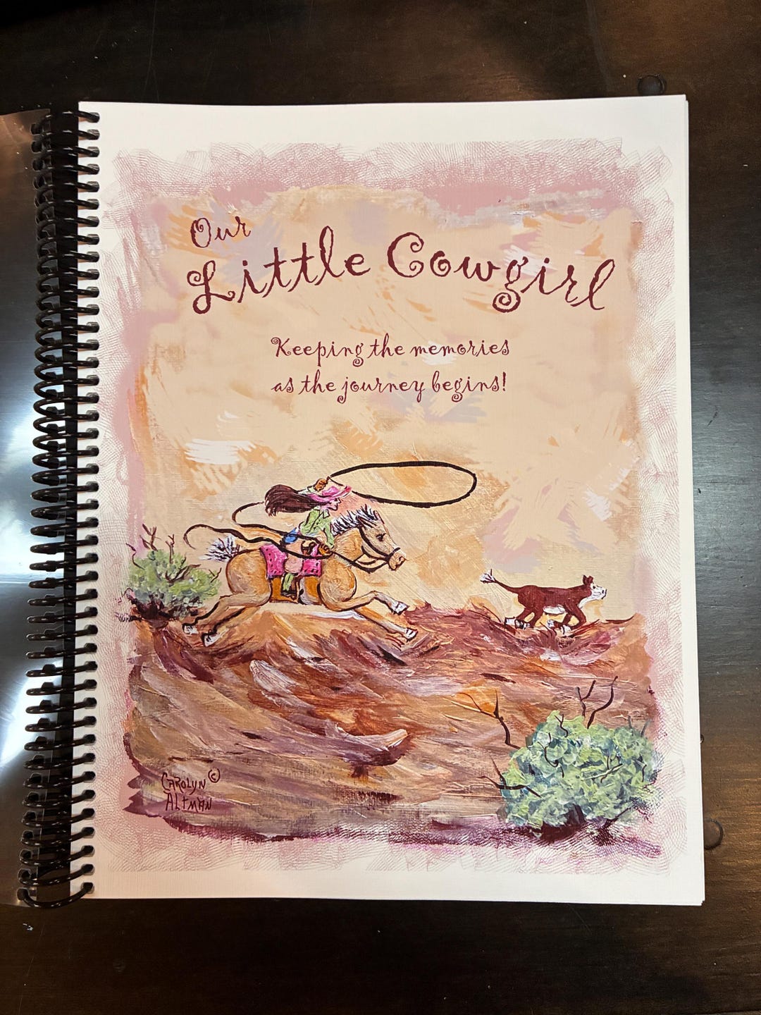 Personalized Cowgirl Baby Memory Book: Western Nursery Keepsake - Etsy