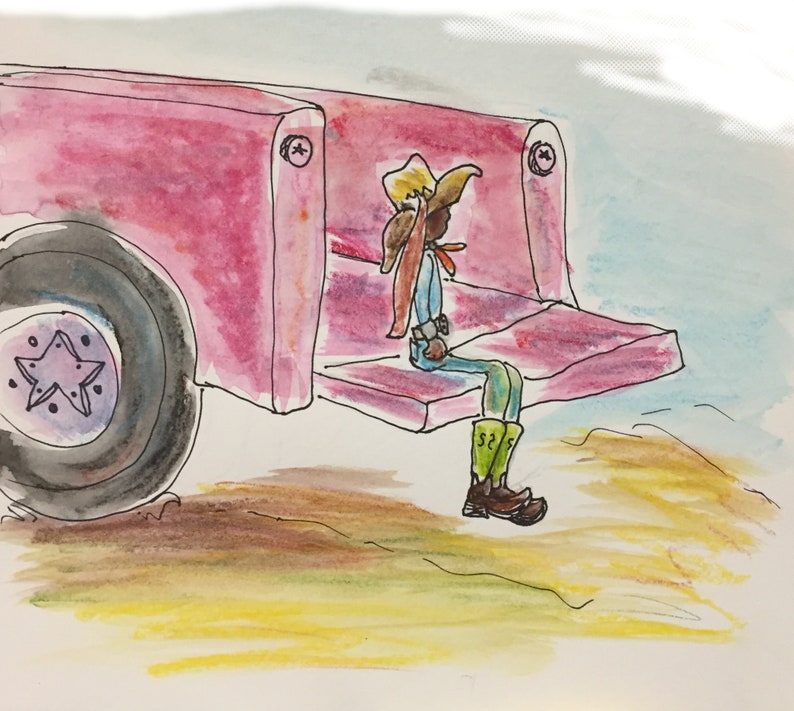 Hitchin' Post Western Children's Story Book a Cute | Etsy