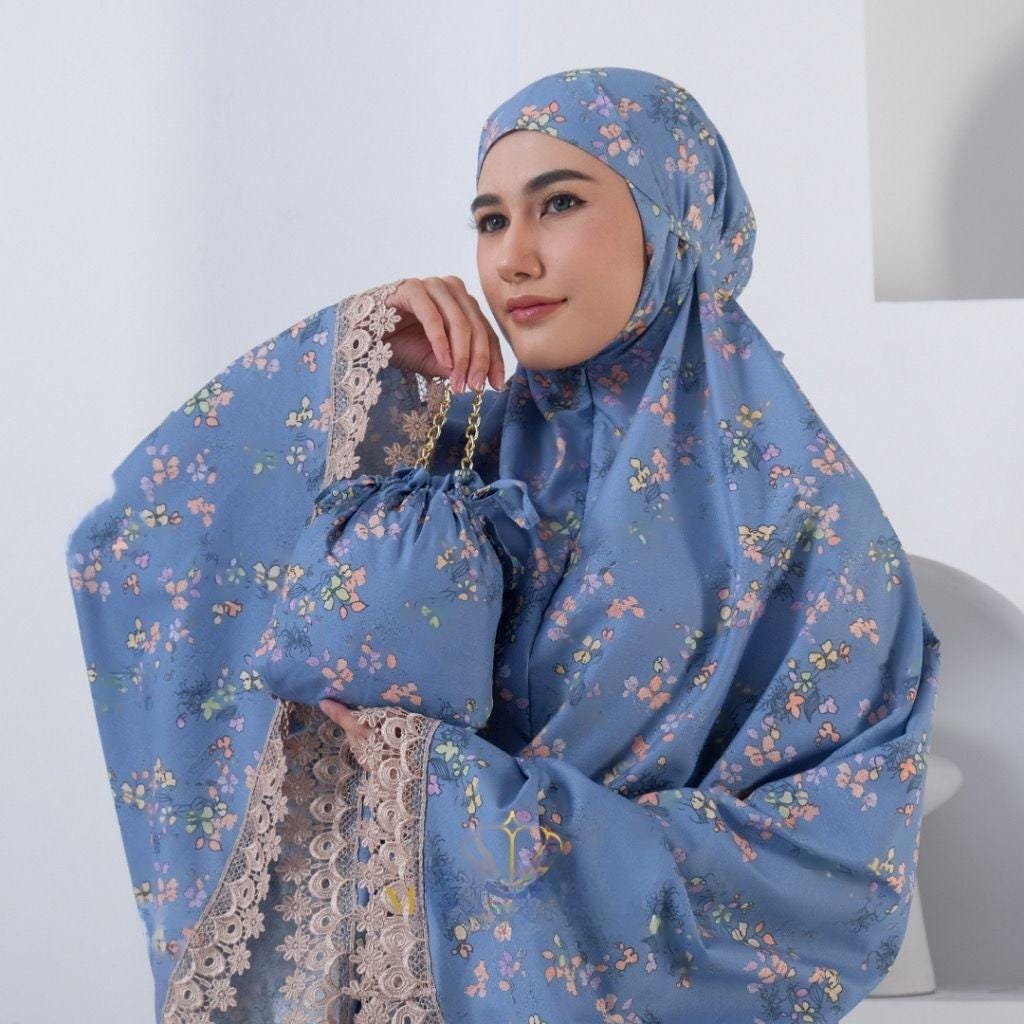 Comfort Simply One Set Muslim Prayer Dress Cotton Halwa Muslim Prayer ...