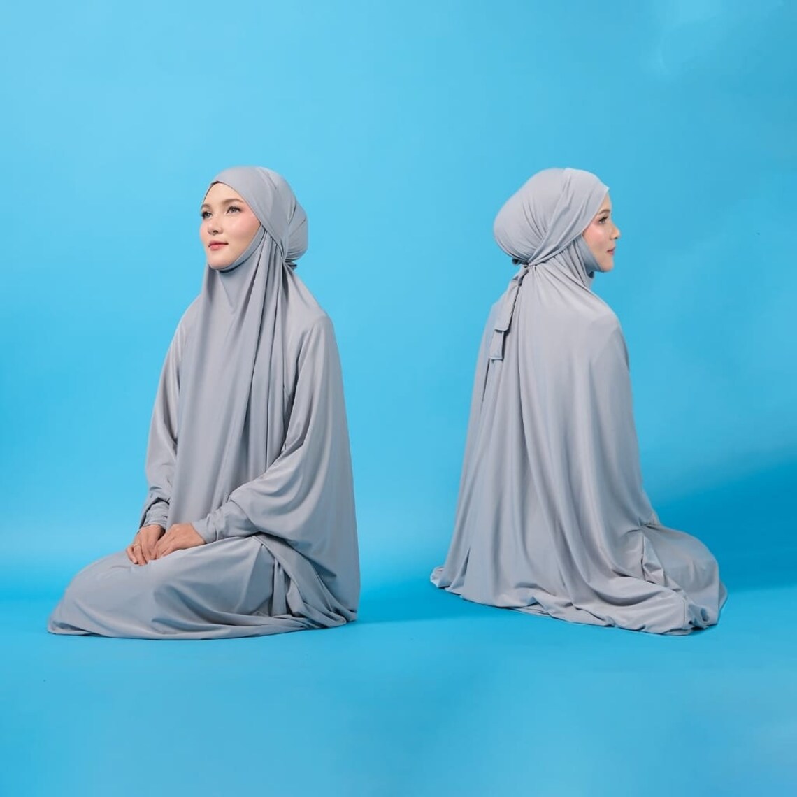Comfort Daily Wear One Set French Khimar With Skirt - Muslim Prayer ...